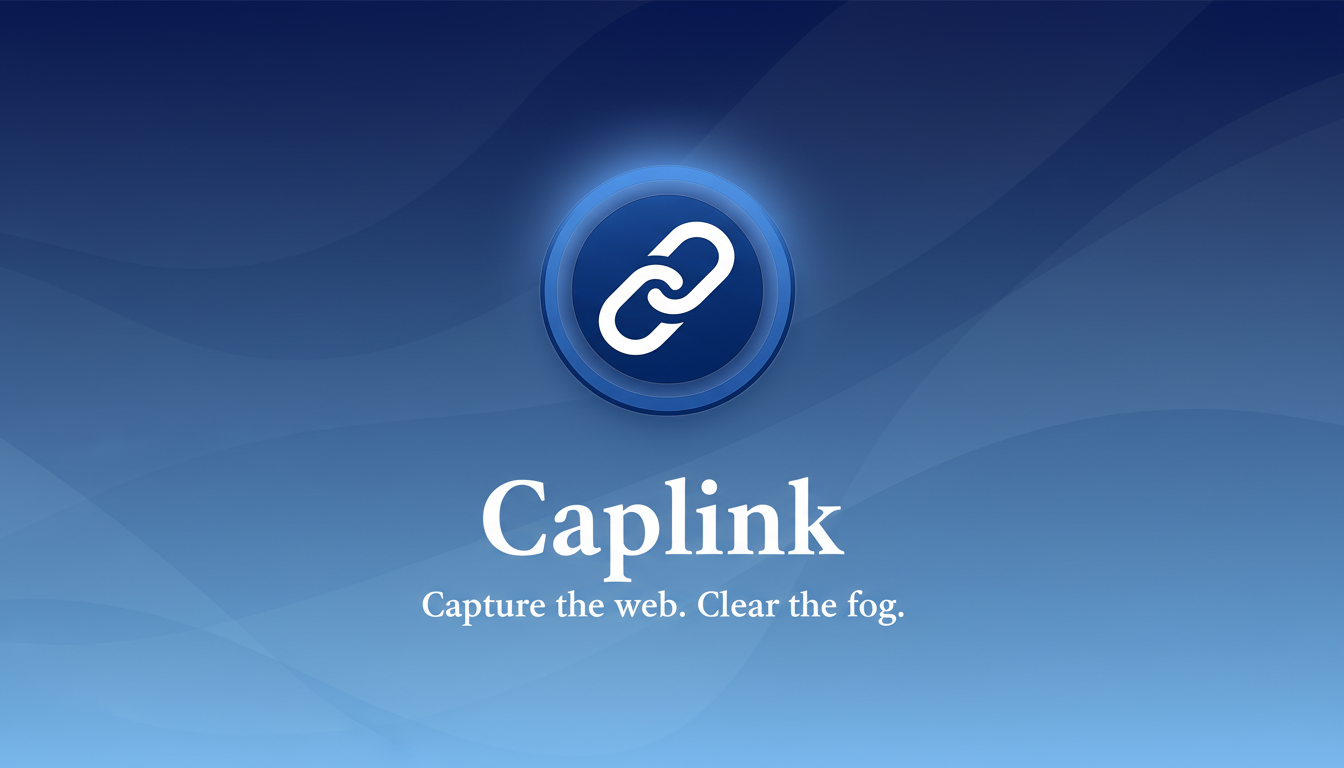 Caplink - Capture and organize your links intelligently